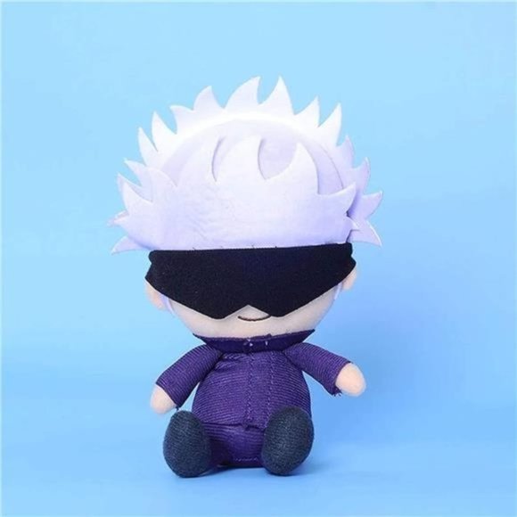 AMNPOLEN | Toys | Plush Toys With Openable Patch Anime Gojo Satoru ...